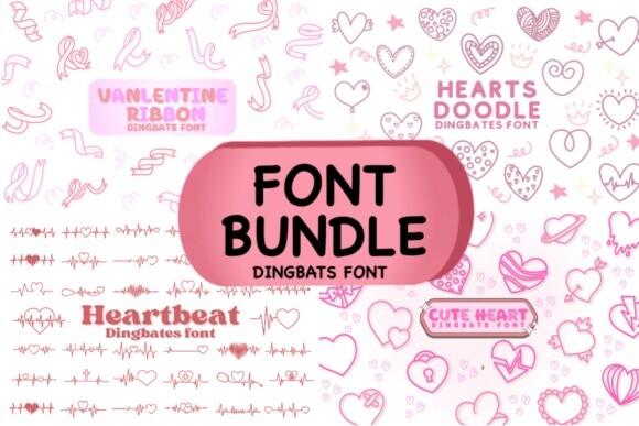 Valentine Festival Bundle Font - Free Font
