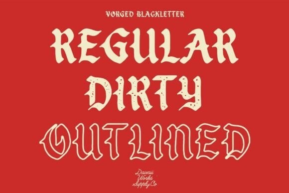 Vorged Font - Free Font