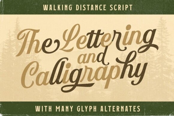 Walking Distance Font - Free Font