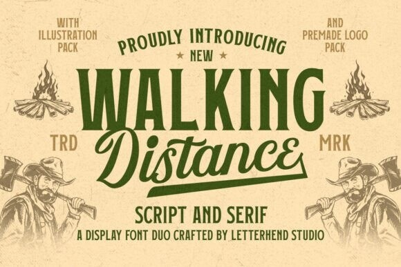 Walking Distance Font - Free Font