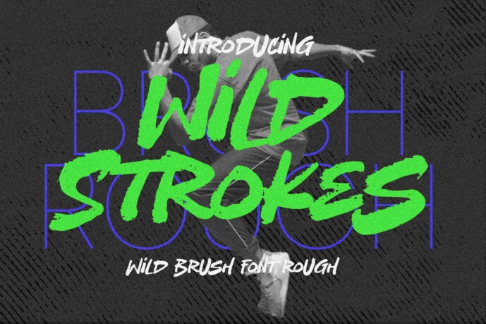 Wild Strokes Typeface - Free Font