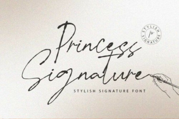 Princess Signature Font - Free Font