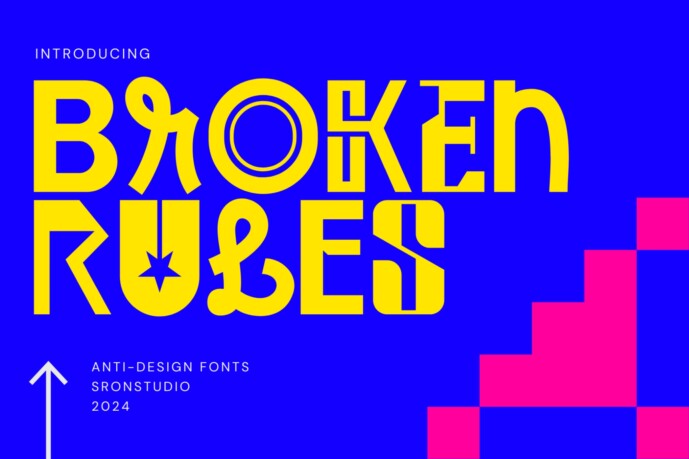 Broken Rules Font - Free Font