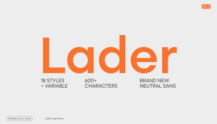 Lader Font Family - Free Font