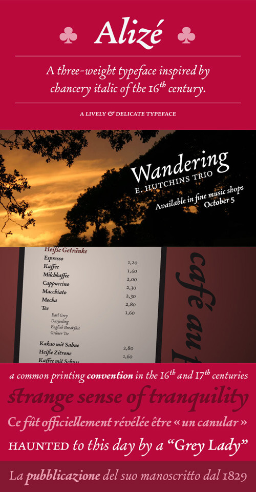 Alizé Font - Free Font