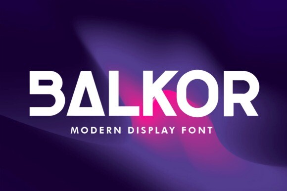 Balkor Font - Free Font
