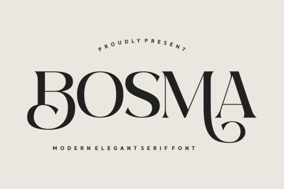 Bosma Font - Free Font