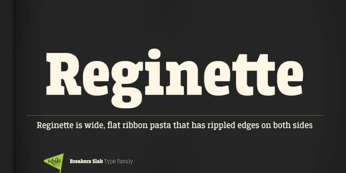 Breakers Slab Font Family - Free Font