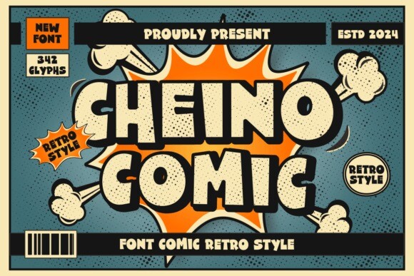Cheino Comic Font - Free Font