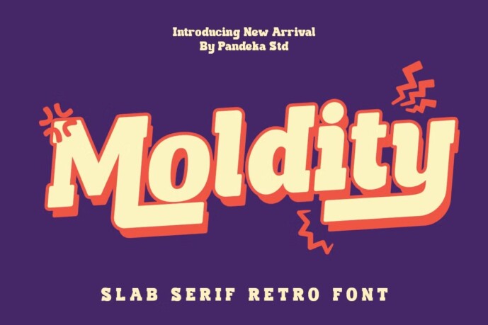 Moldity Slab Retro Font - Free Font