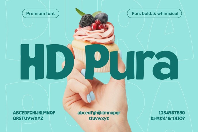 HD Pura Fun Display Font - Free Font