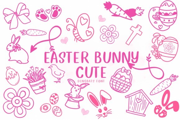 Easter Bunny Cute Font - Free Font