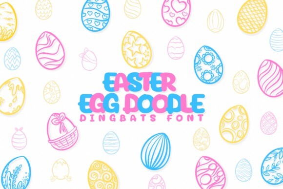 Easter Egg Doodle Font - Free Font