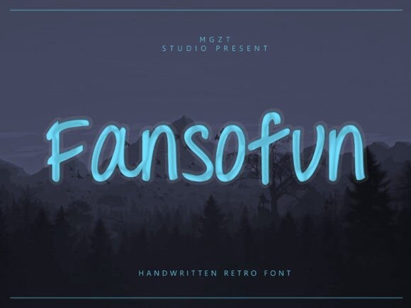 Fansofun Font - Free Font