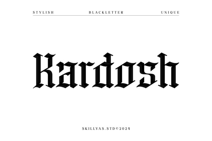 Kardosh Font - Free Font