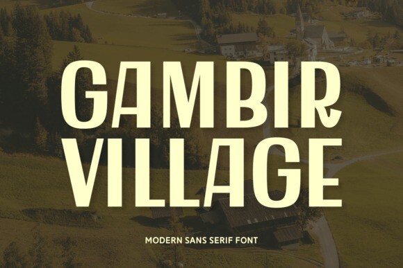 Gambir Village Font - Free Font