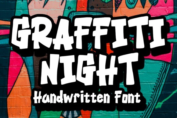 Graffiti Night Font - Free Font