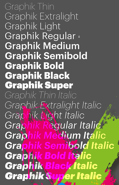 Graphik Typeface Family - Free Font