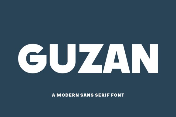 Guzan Font - Free Font