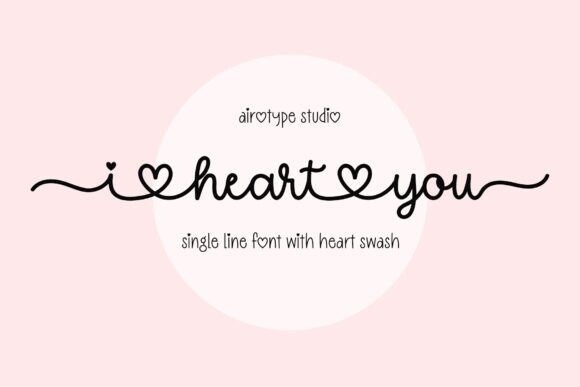 I Heart You Font - Free Font
