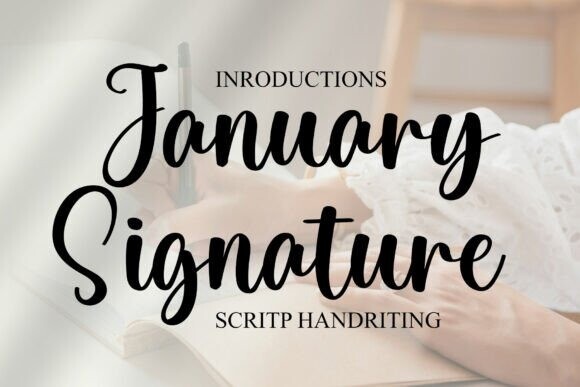 January Signature Font - Free Font