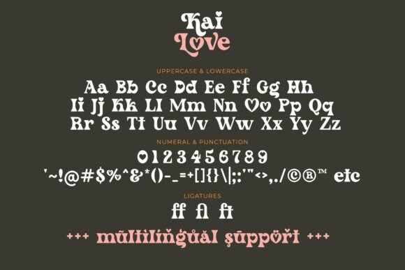 Kai Love Font - Free Font
