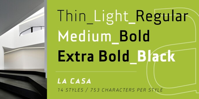 La Casa Font Family - Free Font