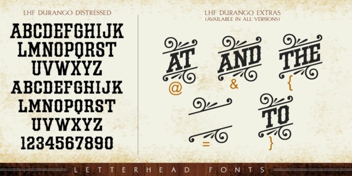 LHF Durango Font - Free Font