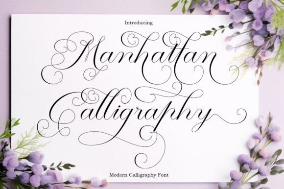 Manhattan Calligraphy Font - Free Font