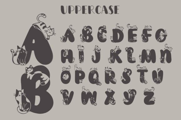 Meow Decorative Font - Free Font