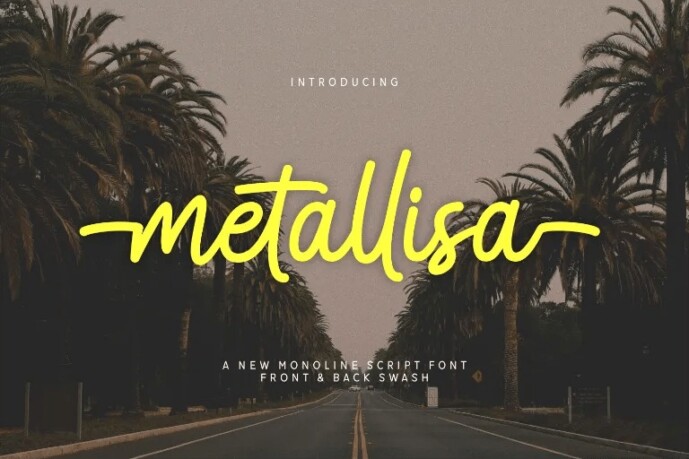 Metallisa Font - Free Font