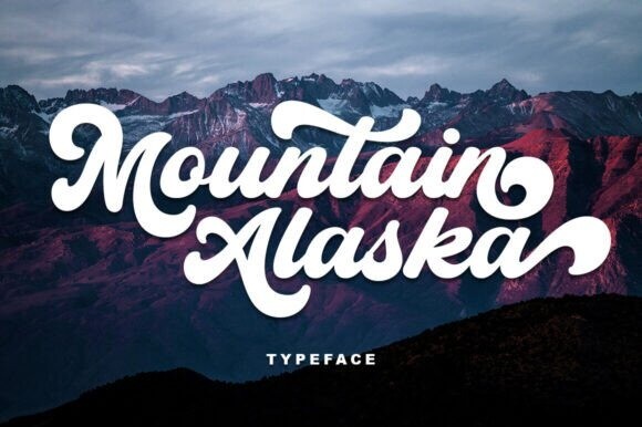 Mountain Alaska Font - Free Font