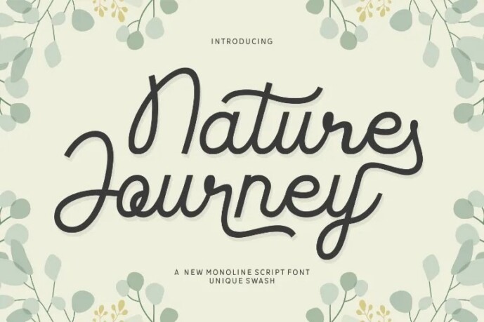 Nature Journey Font - Free Font