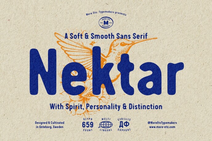 Nektar Typeface - Free Font
