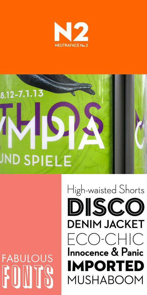 Neutraface No 2 Font Family - Free Font