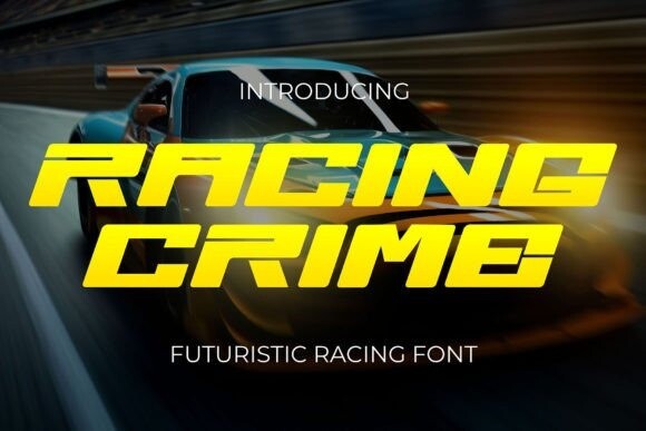 Racing Crime Font - Free Font