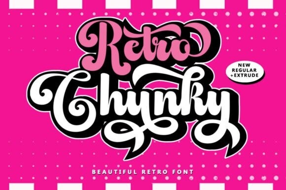 Retro Chunky Font - Free Font