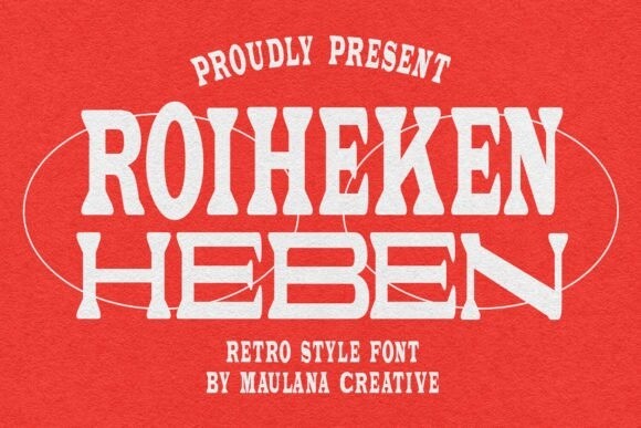 Roiheken Heben Font - Free Font