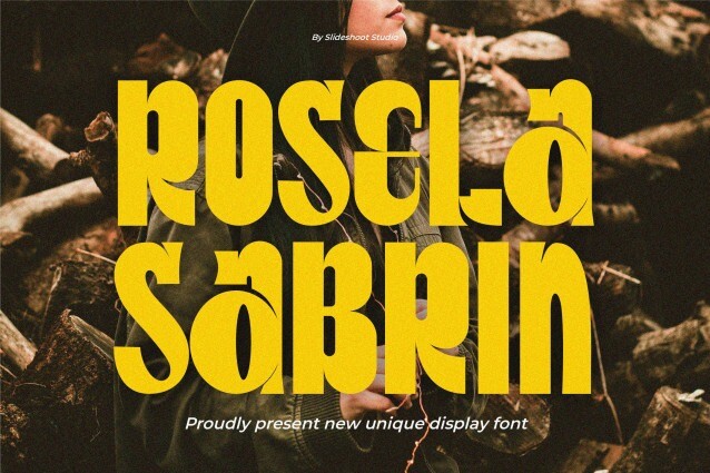 Rosela Sabrin Font - Free Font