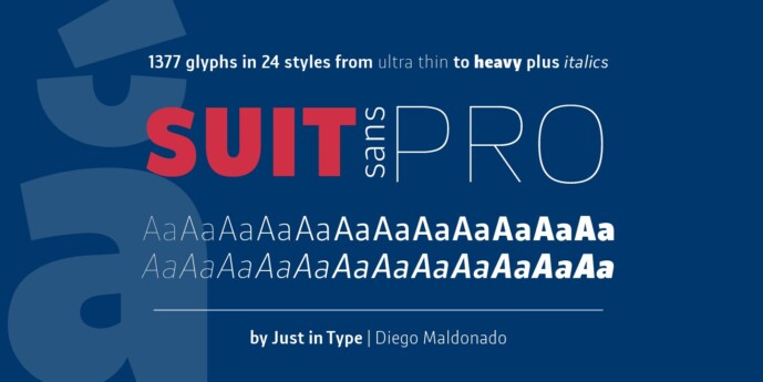 Suit Sans Pro Font Family - Free Font