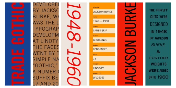 Trade Gothic Font Family - Free Font