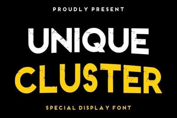 Unique Cluster Font - Free Font