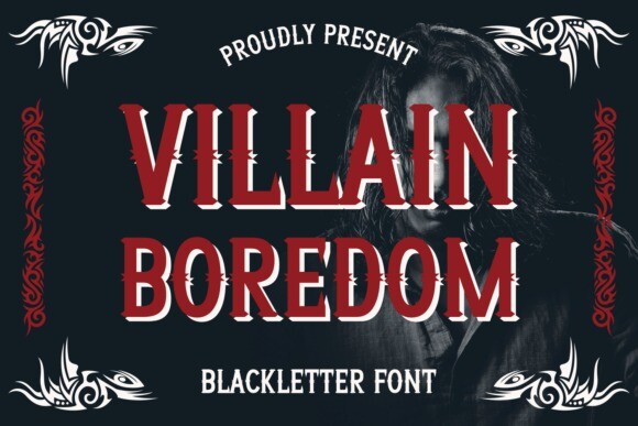 Villain Boredom Font - Free Font
