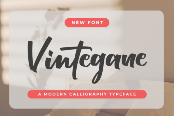 Vintegane Font - Free Font
