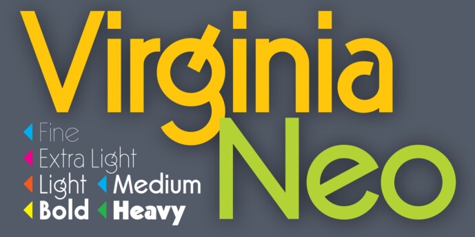 Virginia Neo Font Family - Free Font