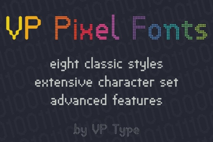 VP Pixel Font Family - Free Font