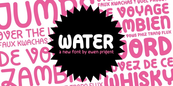 Water Typeface - Free Font