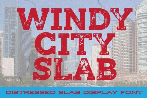 Windy City Slab Font - Free Font