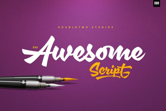 XXII Awesome Script Font - Free Font
