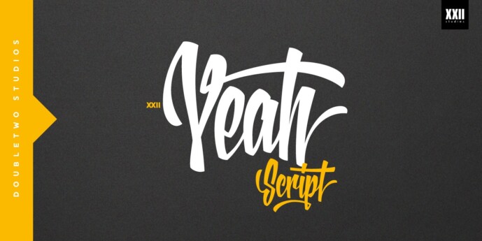 XXII Yeah Script Font - Free Font